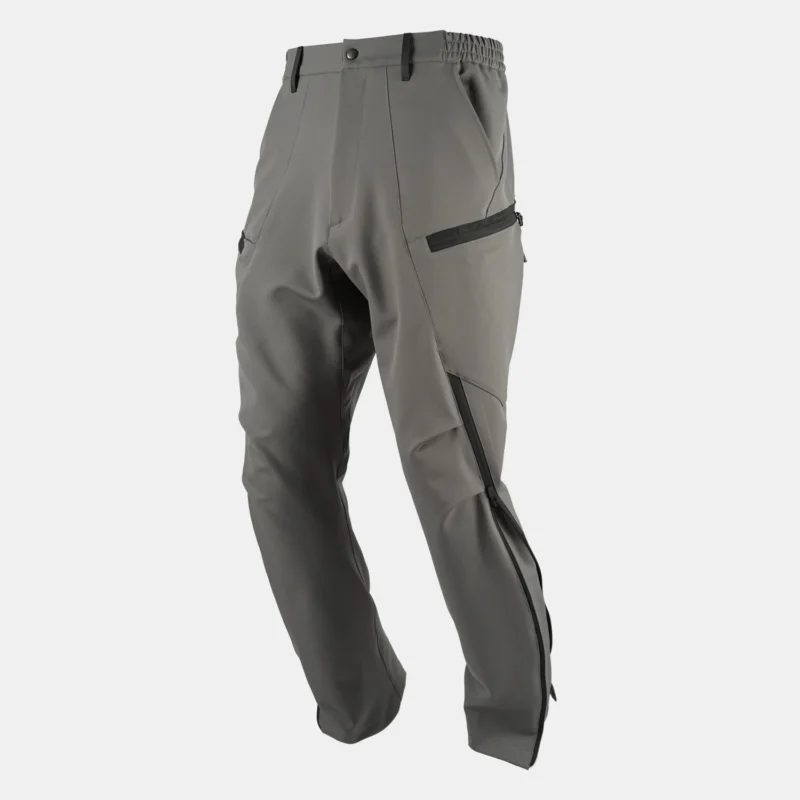 Nosucism 22aw Side zipper 3d cut pants multiple pocket nylon spandex ...