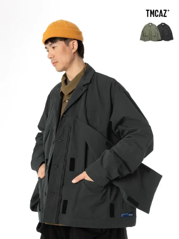 TMCAZ deformation layer multipocket jacket loose silhouette large front ...